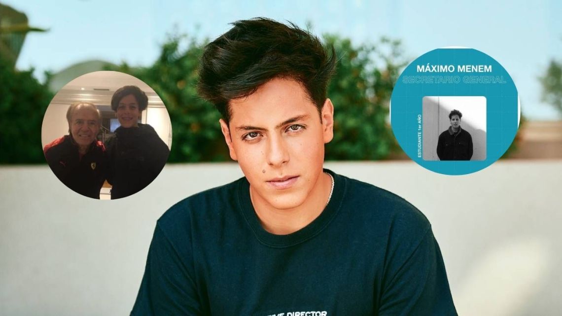 Máximo Menem Bolocco se postuló como Secretario General en su ...