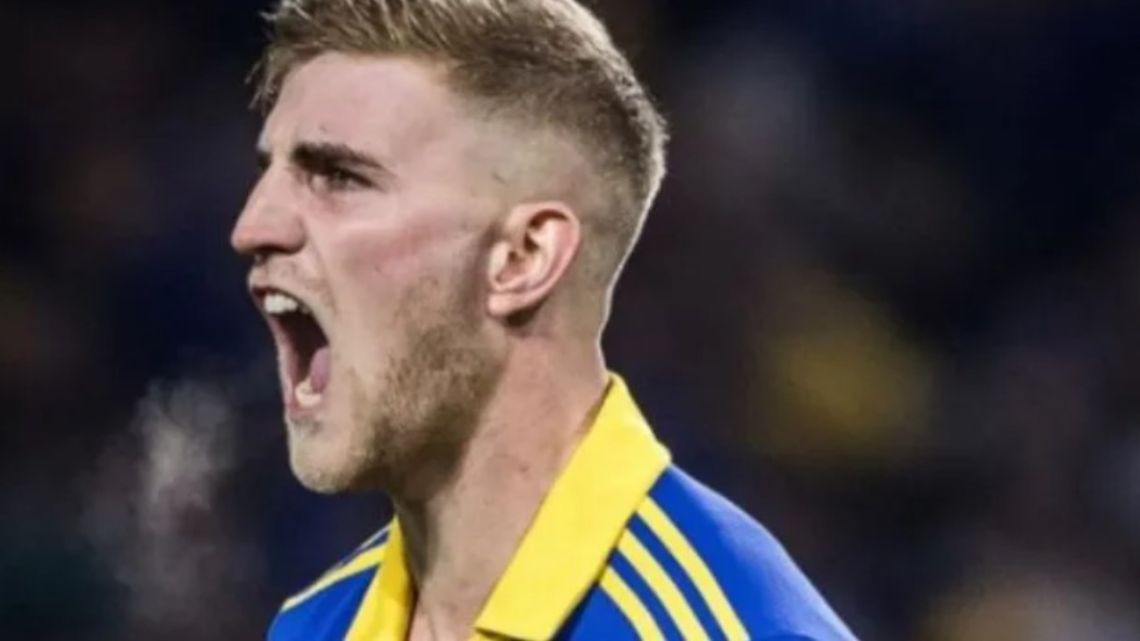 La chicana de Nicolás Valentini a River durante el festejo de Boca | Perfil