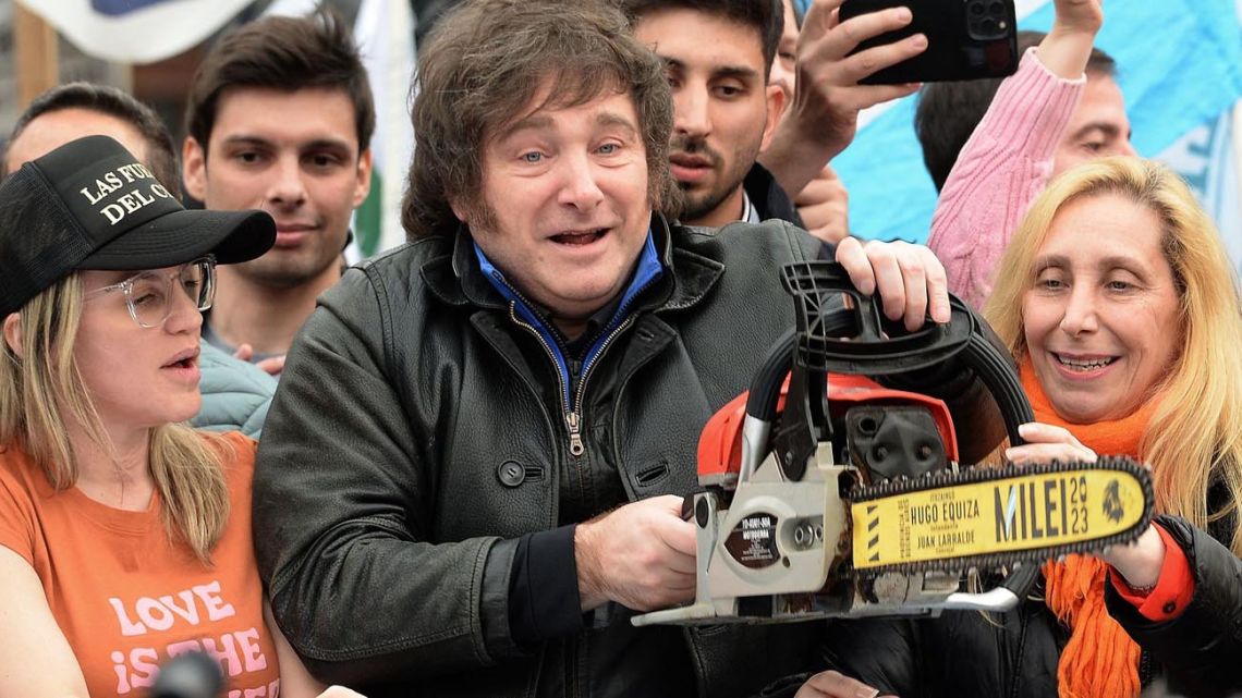 Javier Milei según el Wall Street Journal: "Ex rockero de pelo revuelto que promete rehacer ...