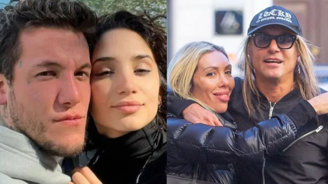 Revelan fuerte cruce entre Alex Caniggia y Melody Luz con la mujer de ...