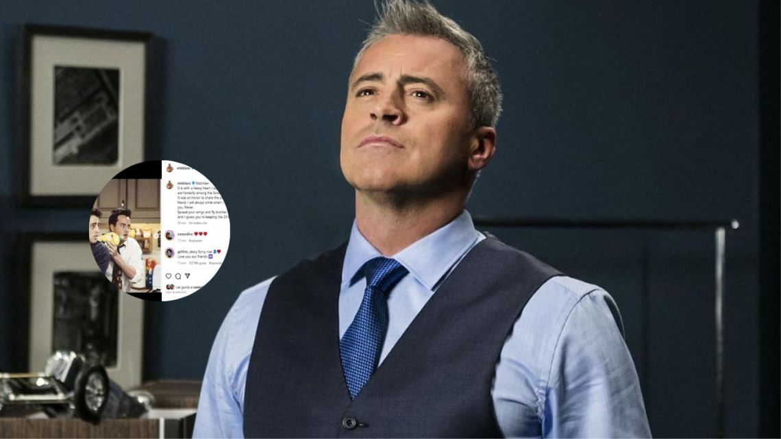 Matt LeBlanc, Joey en Friends, se despidió de Matthew Perry con un ...