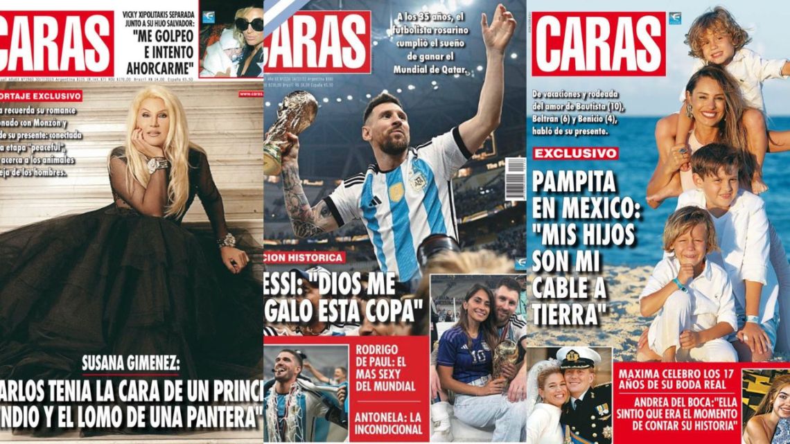 Las tapas históricas de Revista CARAS en sus 30 años | Caras