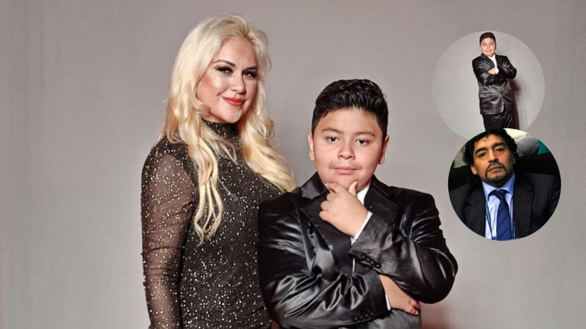 Dieguito Fernando asistió a la gala por los 30 años de CARAS con un traje de Diego Maradona | Caras