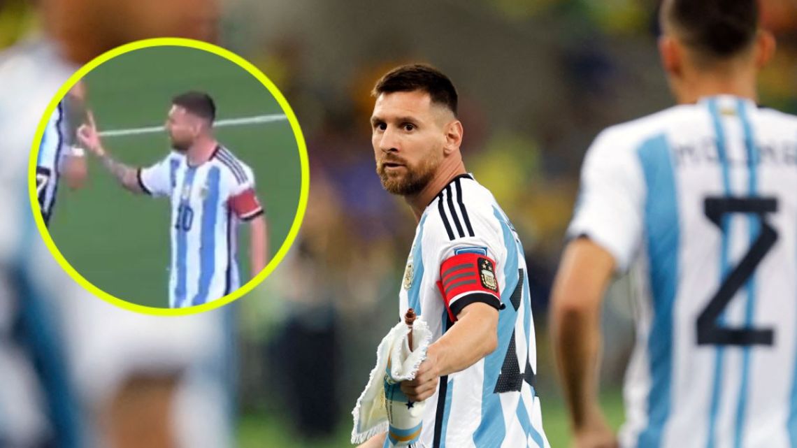 El video de Lionel Messi tras la represión de la policía brasilera a ...