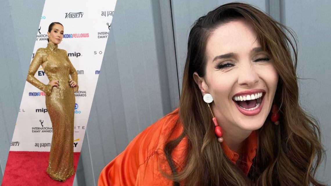 Natalia Oreiro brilló en la red carpet de los International Emmy Awards ...