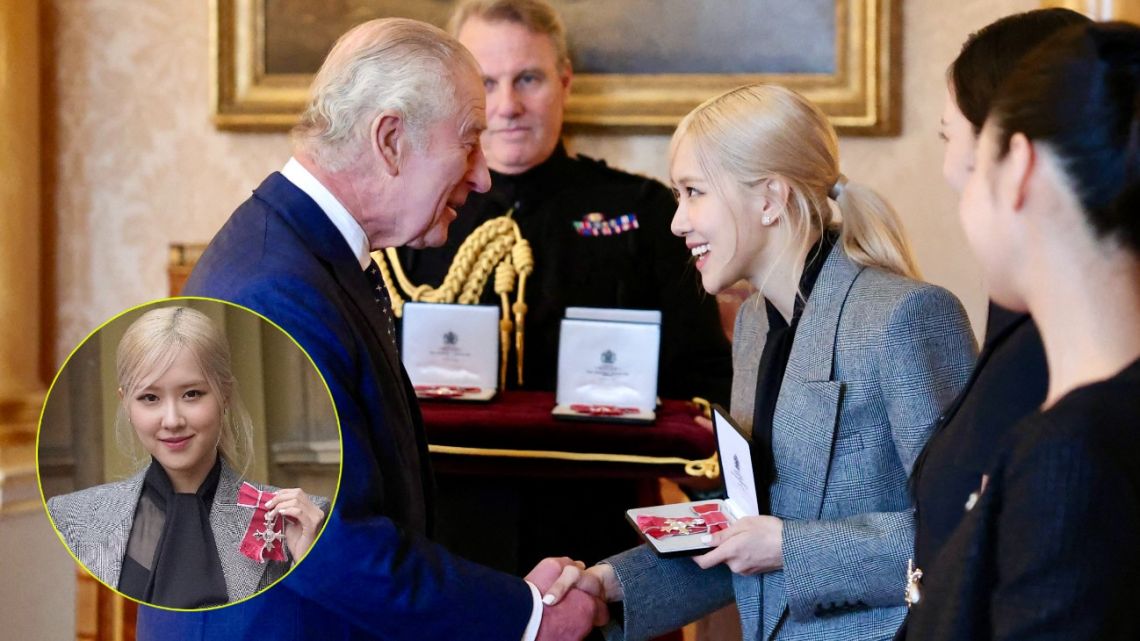 Por qué Rosé, de BLACKPINK, recibió del Rey Carlos III un MBE completo ...