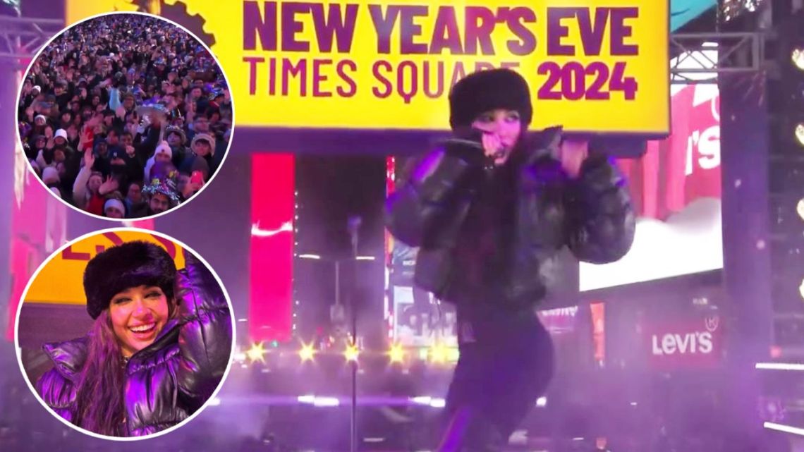 María Becerra cantó en Times Square ante 50 mil personas para recibir el Año Nuevo | Exitoina