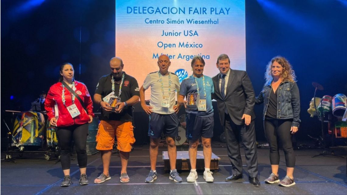 Se entregó el premio Simon Wiesenthal al Fair Play en en los XV Juegos Macabeos Panamericanos | 442