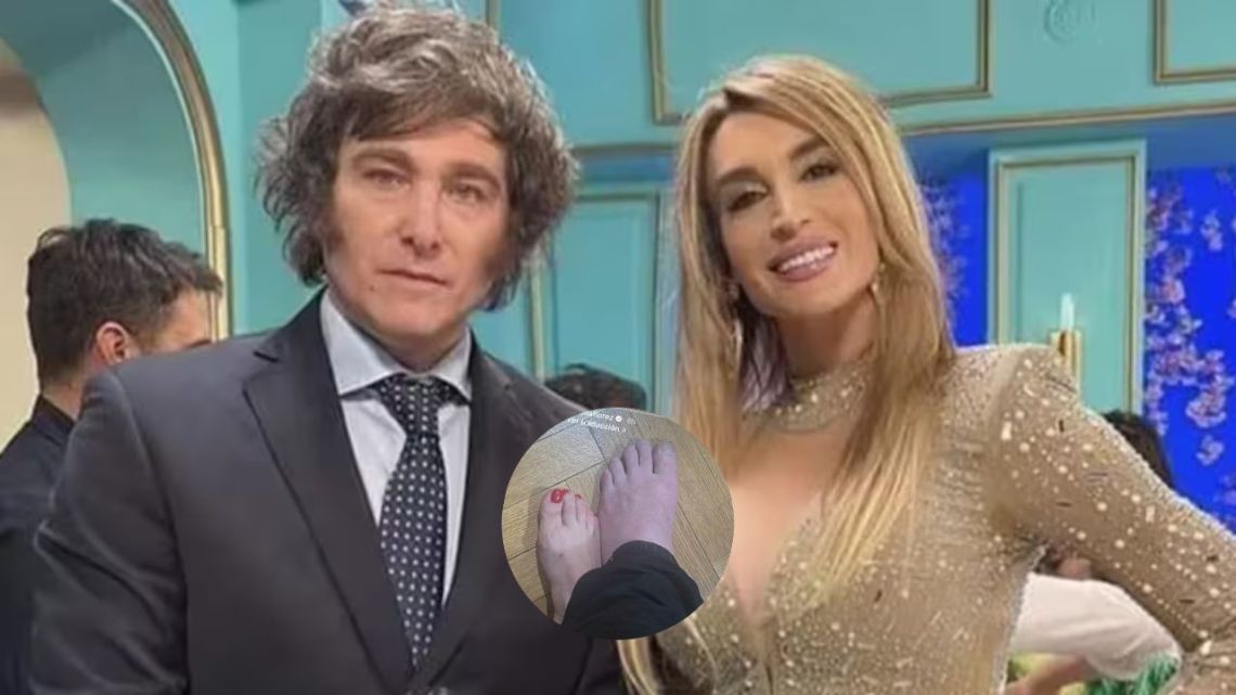 Fátima Florez mostró una foto de los pies de Javier Milei | Caras