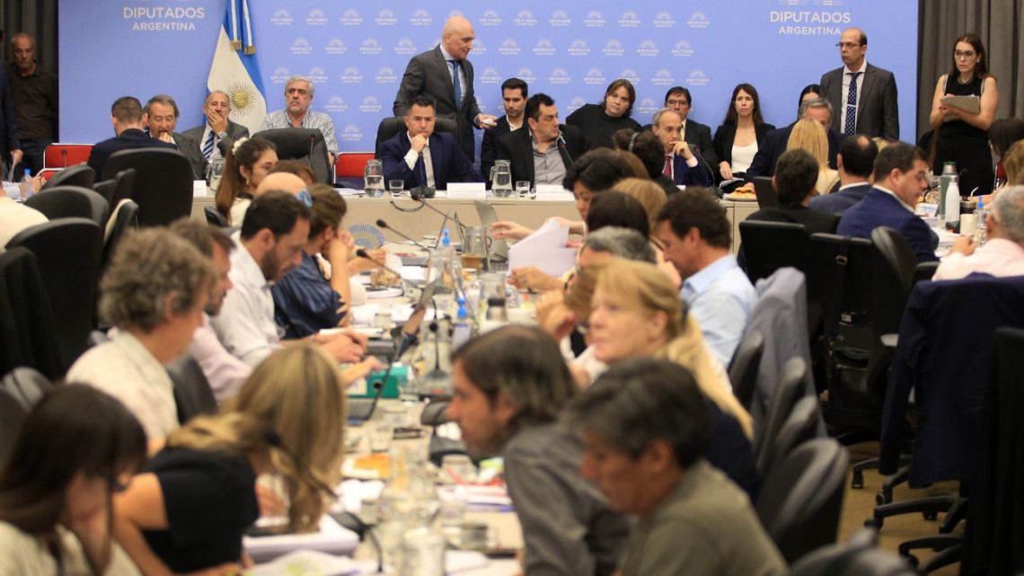 Terminó El Primer Debate Por La Ley Ómnibus En Diputados Perfil