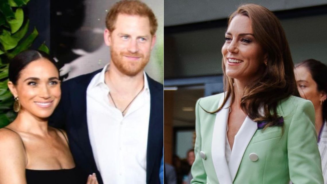 El Príncipe Harry y Meghan Markle le enviaron su apoyo a Kate Middleton tras su cirugía ...