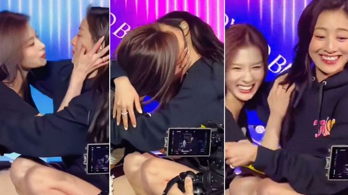 El video del "beso" de Sana y Jihyo de TWICE durante su concierto en México que es furor en la ...