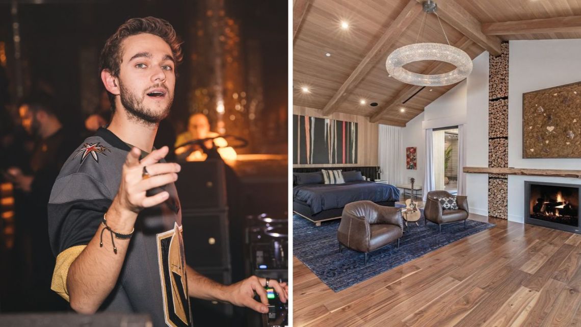 La mansión de Zedd que está a la venta tiene madera y detalles ...
