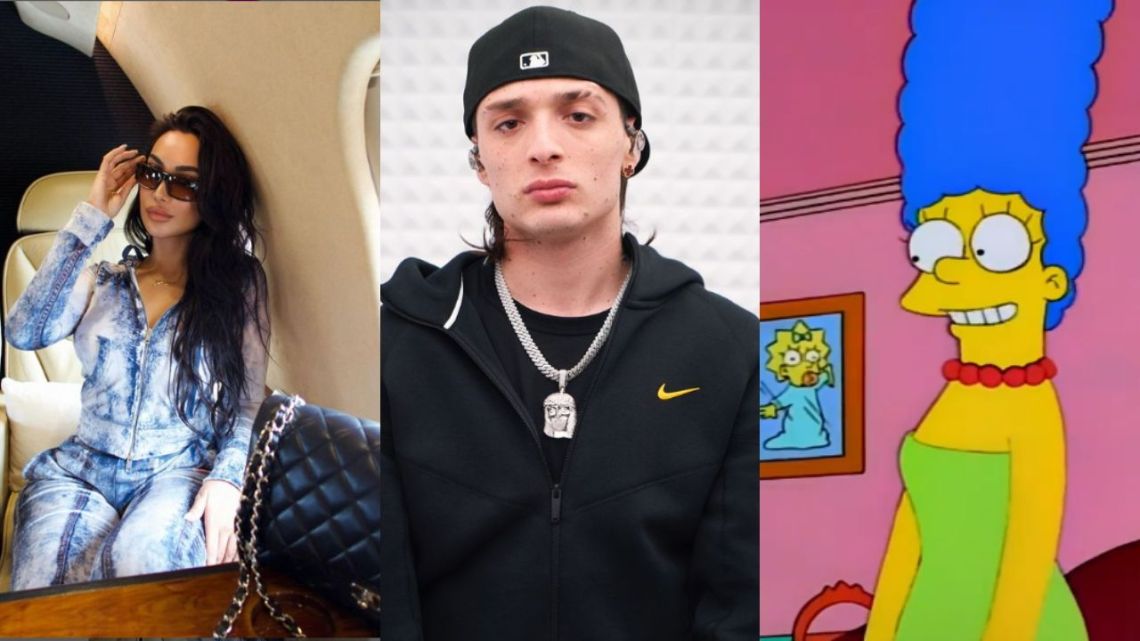 Compararon a Sonia Sahar, la nueva novia de Peso Pluma, con Marge ...