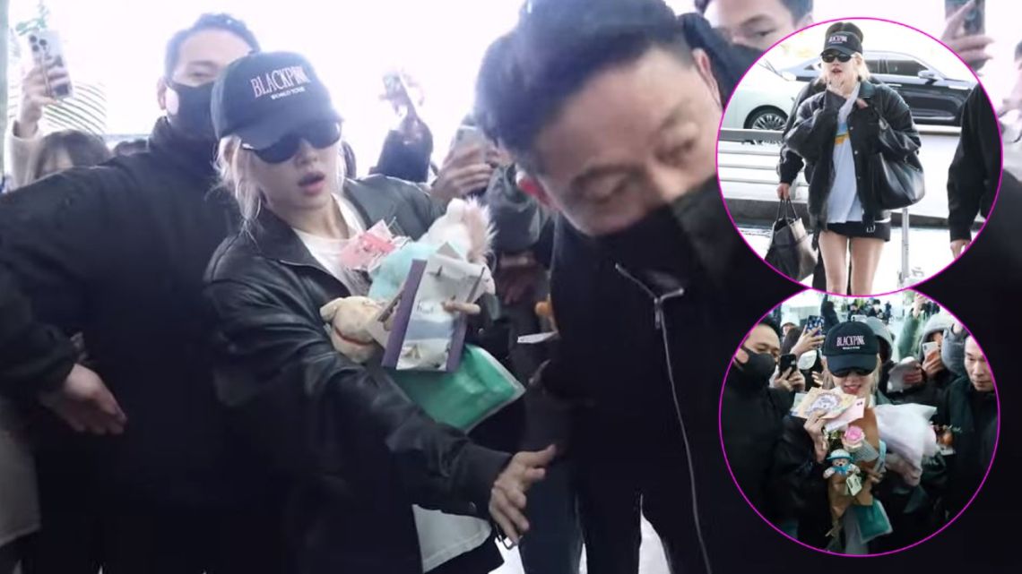 La impactante llegada de Rosé de BLACKPINK al aeropuerto de Corea del ...