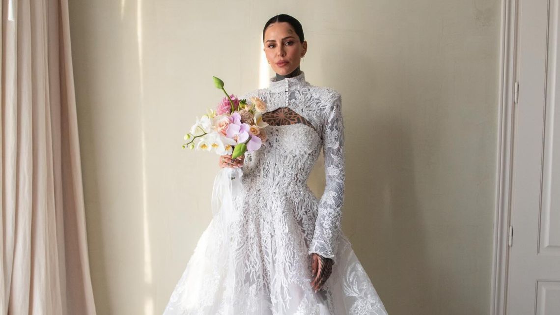 Cande Tinelli deslumbró con su primer look en su boda con Coti Sorokin ...