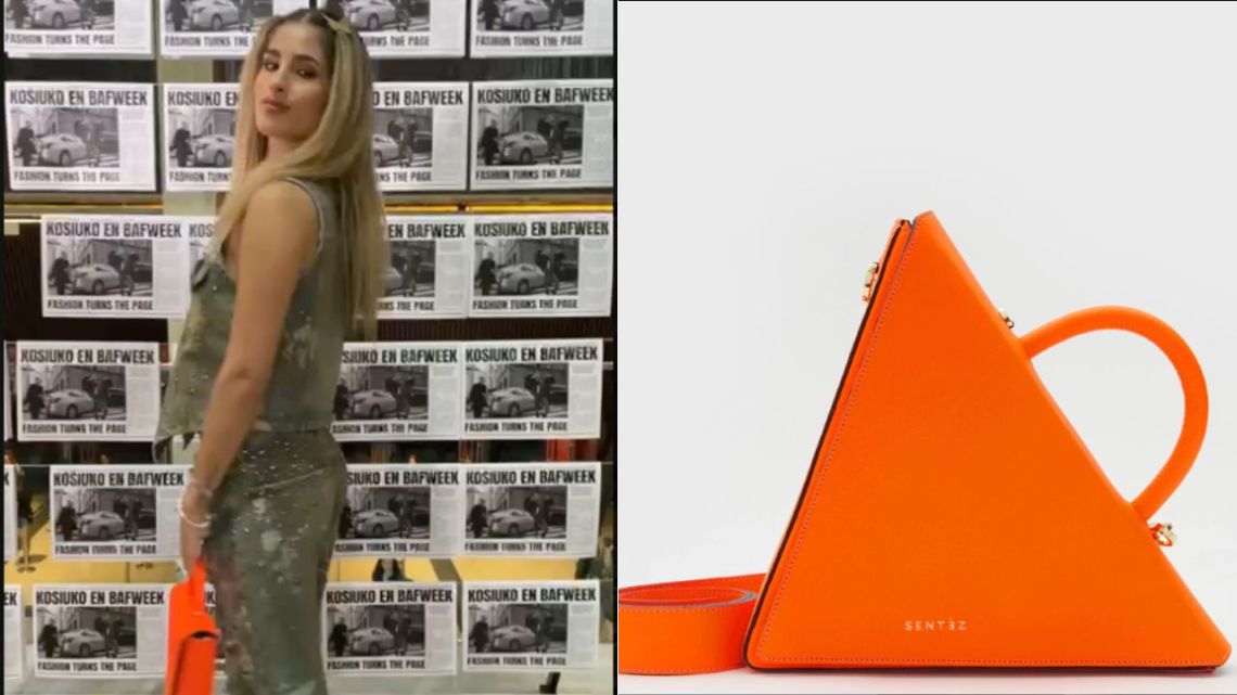 Julieta Poggio tiene una mini bag geométrica súper trendy | Caras