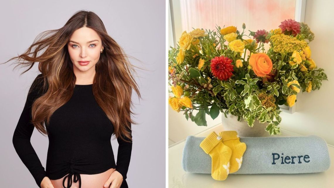 El tierno posteo de Miranda Kerr tras dar a luz a su hijo, Pierre Kerr ...
