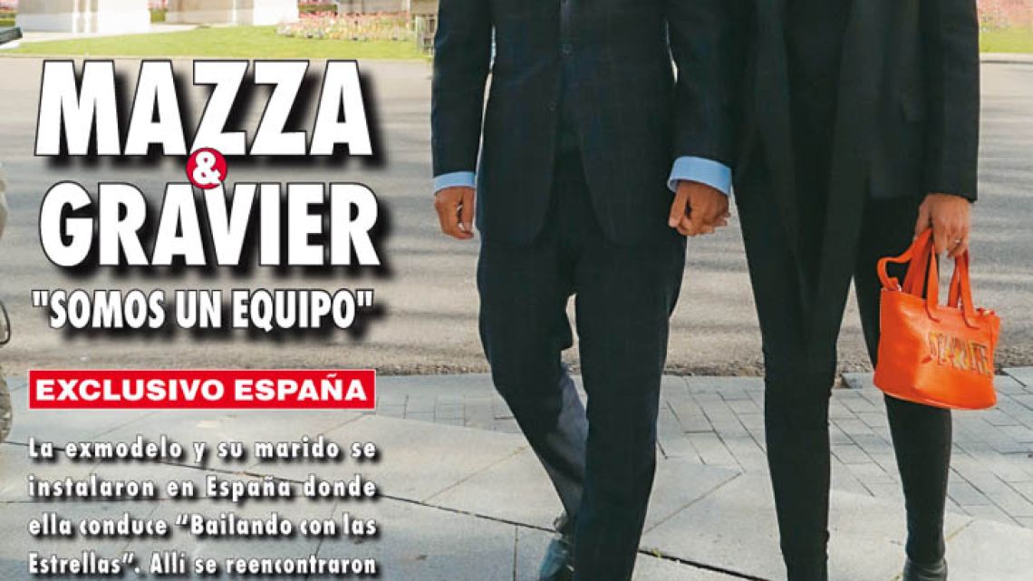 Valeria Mazza y Alejandro Gravier en la tapa de Caras: "Somos un equipo ...