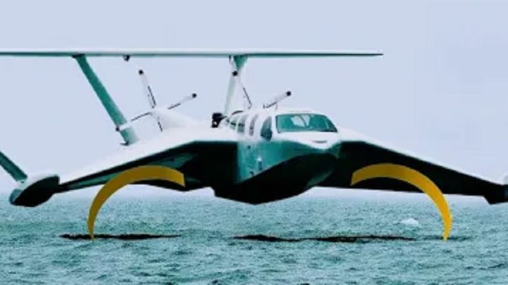 Te invitamos a viajar en el primer vehículo mitad avión y mitad barco ...