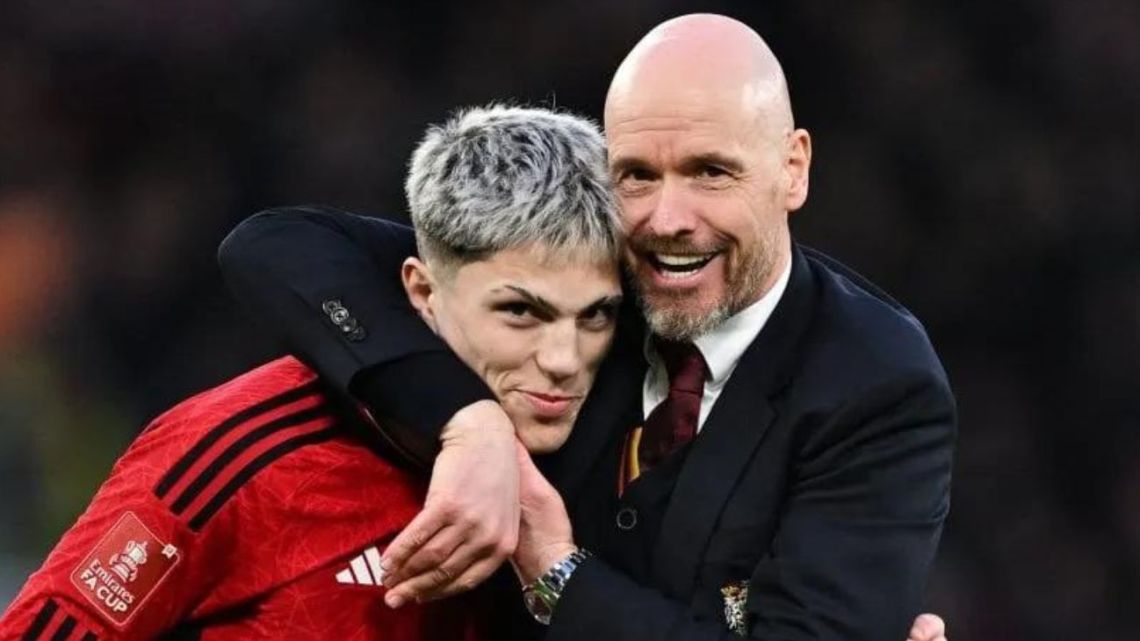 Garnacho fue clave en el triunfo de Manchester United ante el Liverpool de Mac Allister por la ...