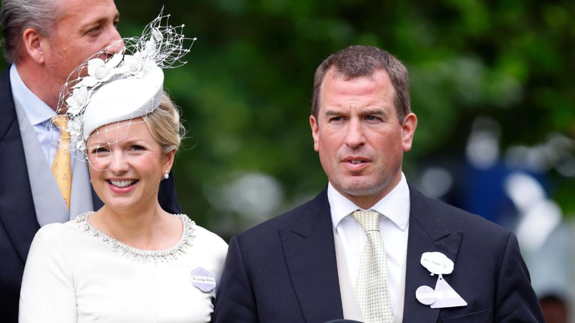 Peter Phillips, hijo de la princesa Ana, y Lindsay Wallace, se ...