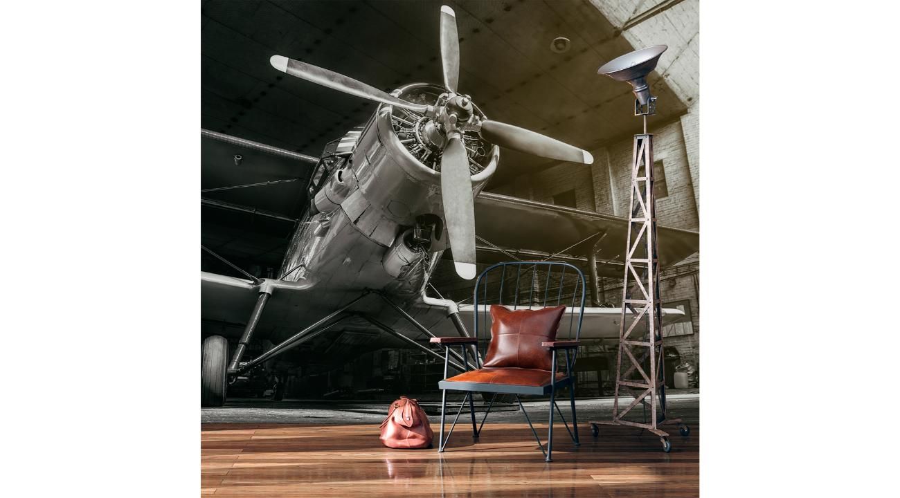 Gcf Design nos muestra su colección de empapelados “Aviones Vintage ...
