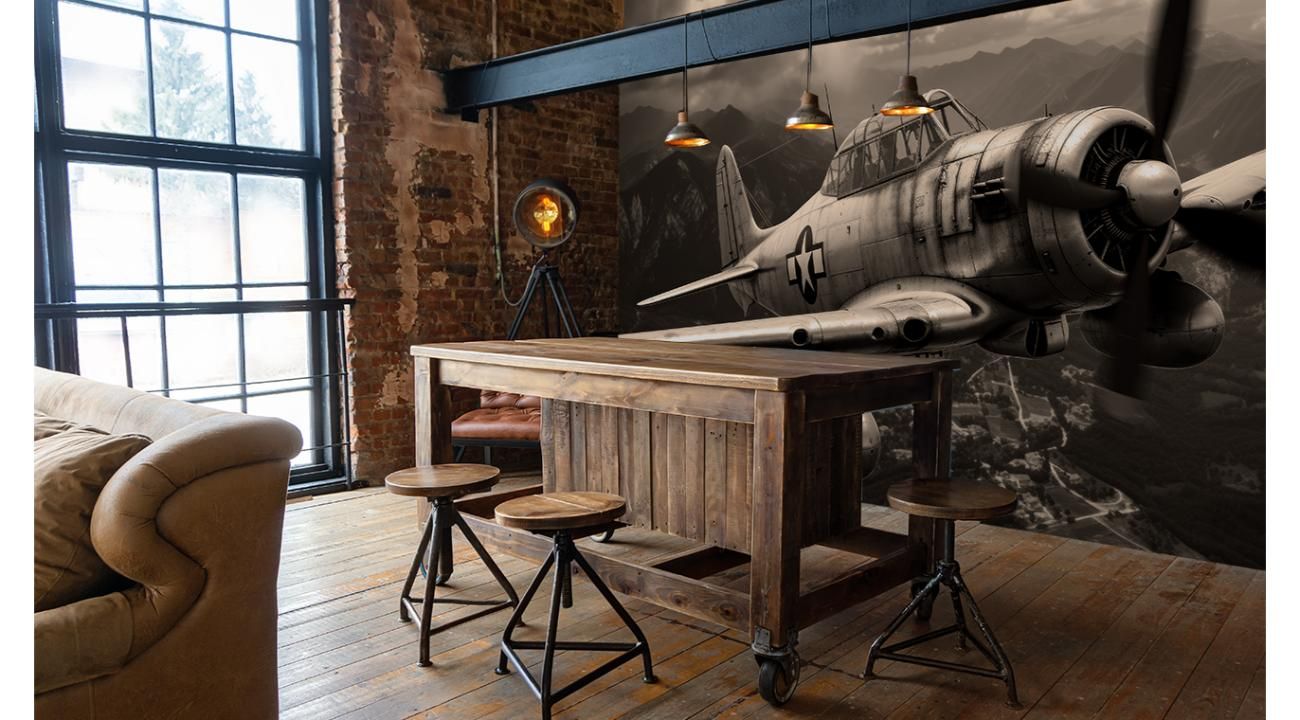 Gcf Design nos muestra su colección de empapelados “Aviones Vintage ...