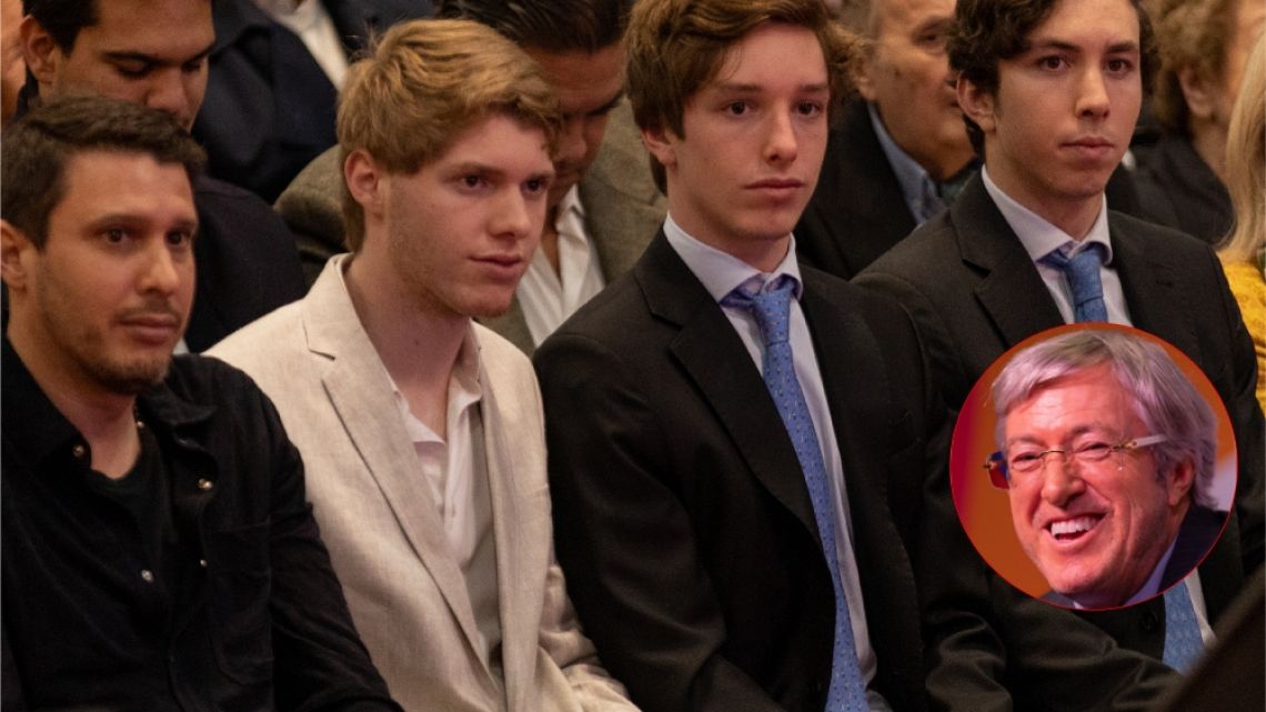 Alejandro Roemmers presentó su nuevo libro acompañado de sus sobrinos | Perfil