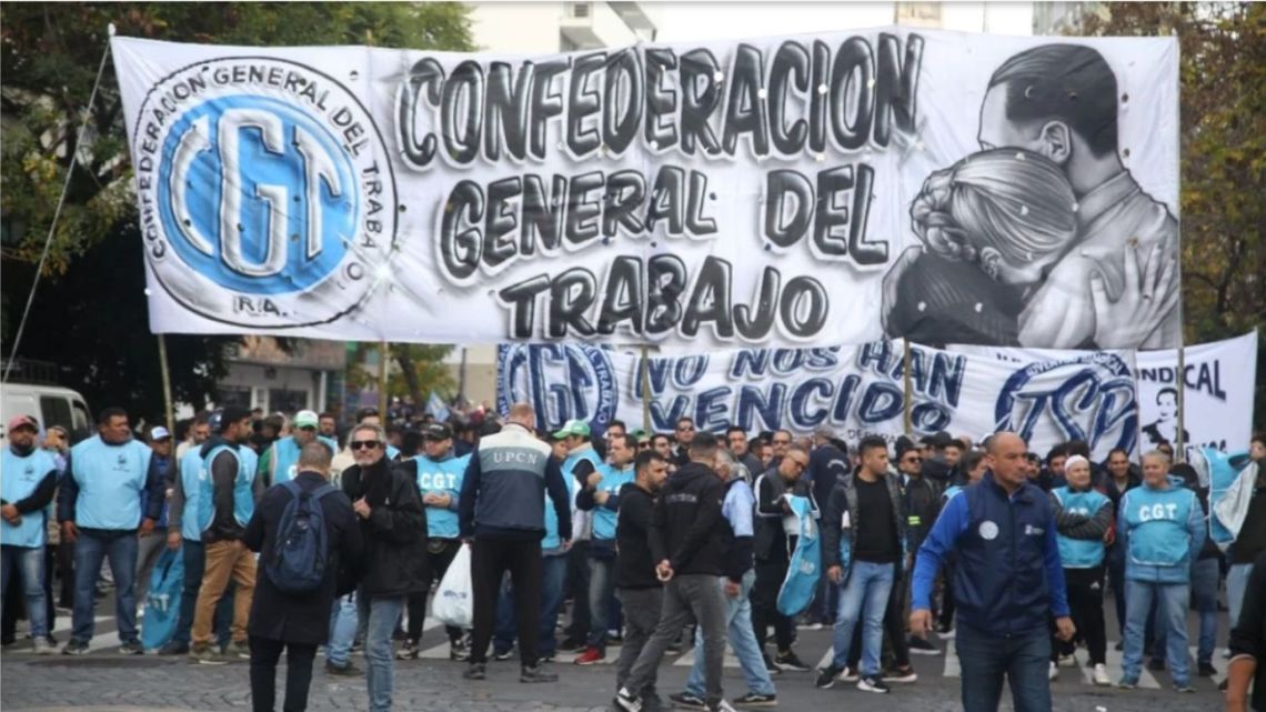 Acto Día Del Trabajador La Cgt Ratificó El Paro General Del 9 De Mayo