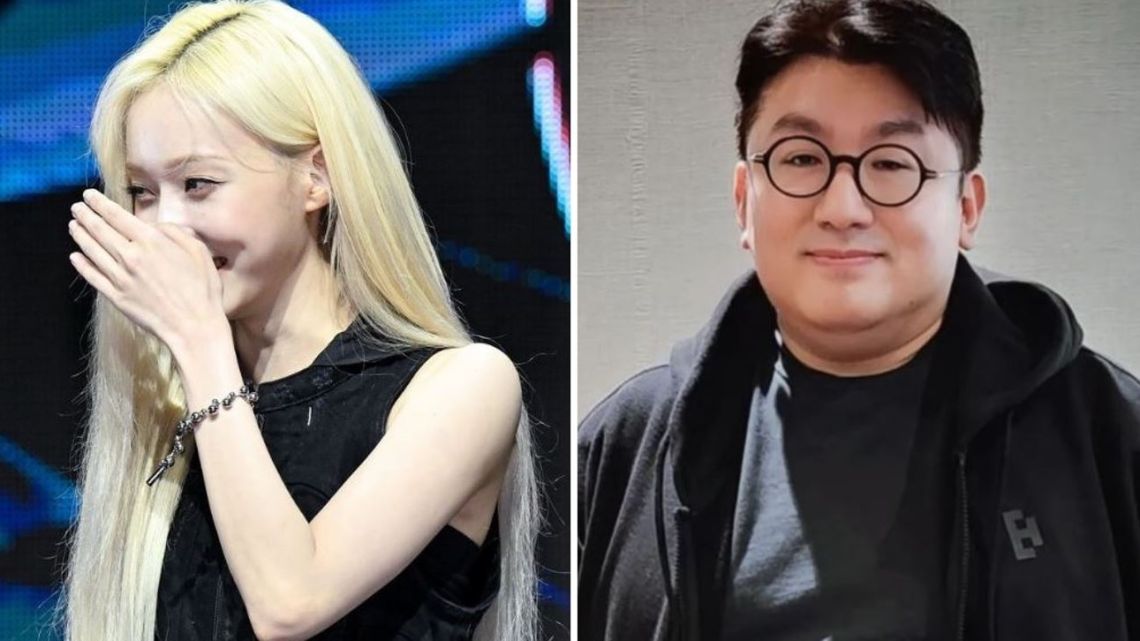 La reacción de Winter, de aespa, cuando le preguntaron sobre el pedido de Bang Si-hyuk, de HYBE ...