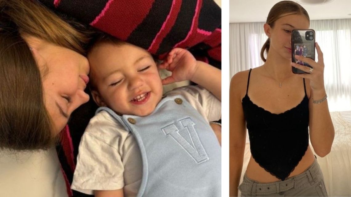 Top negro y pantalón gris, el look de Indiana Cubero para un sábado por ...