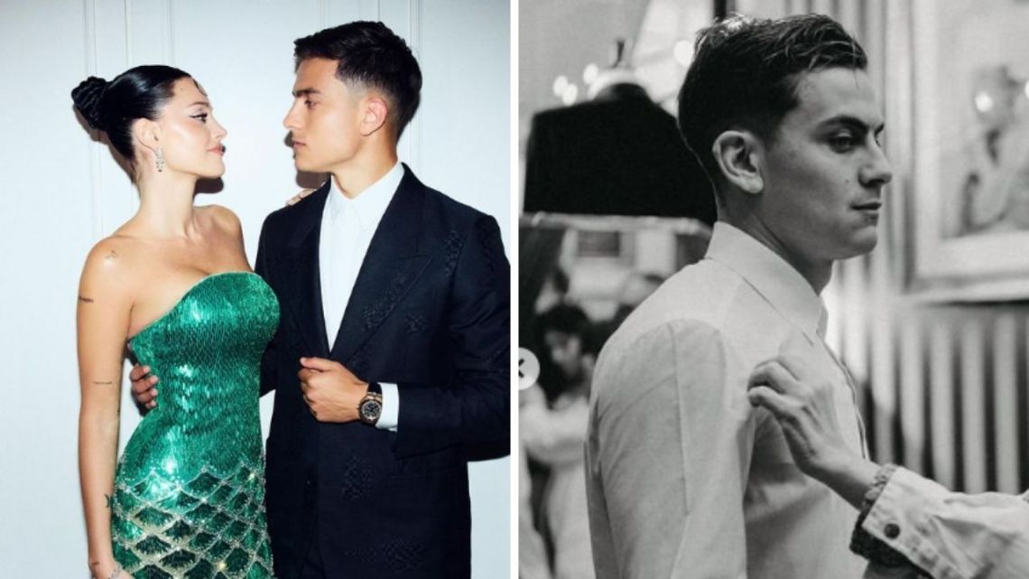 Paulo Dybala mostró la prueba del traje para su boda con Oriana ...