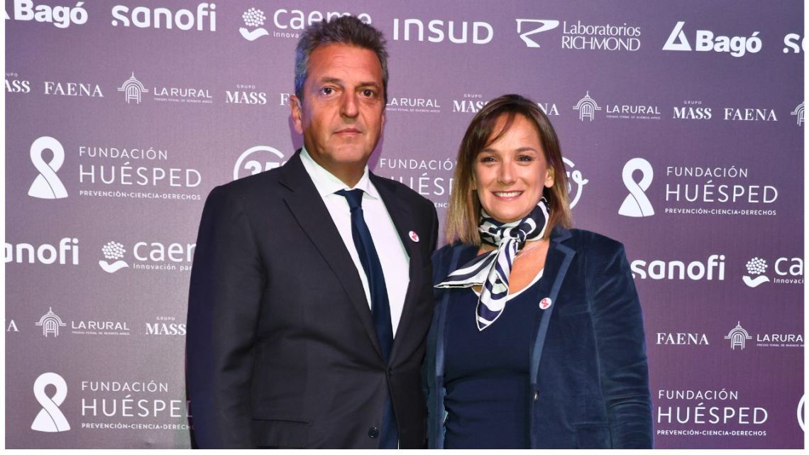 Sergio Massa y Malena Galmarini participaron de la cena anual de la Fundación Huésped | Caras