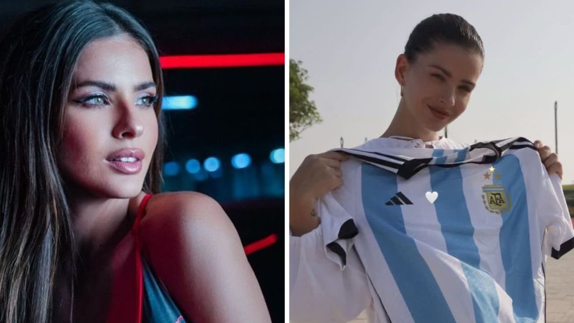 La China Suárez festejó el triunfo de La Selección Argentina ante Chile ...