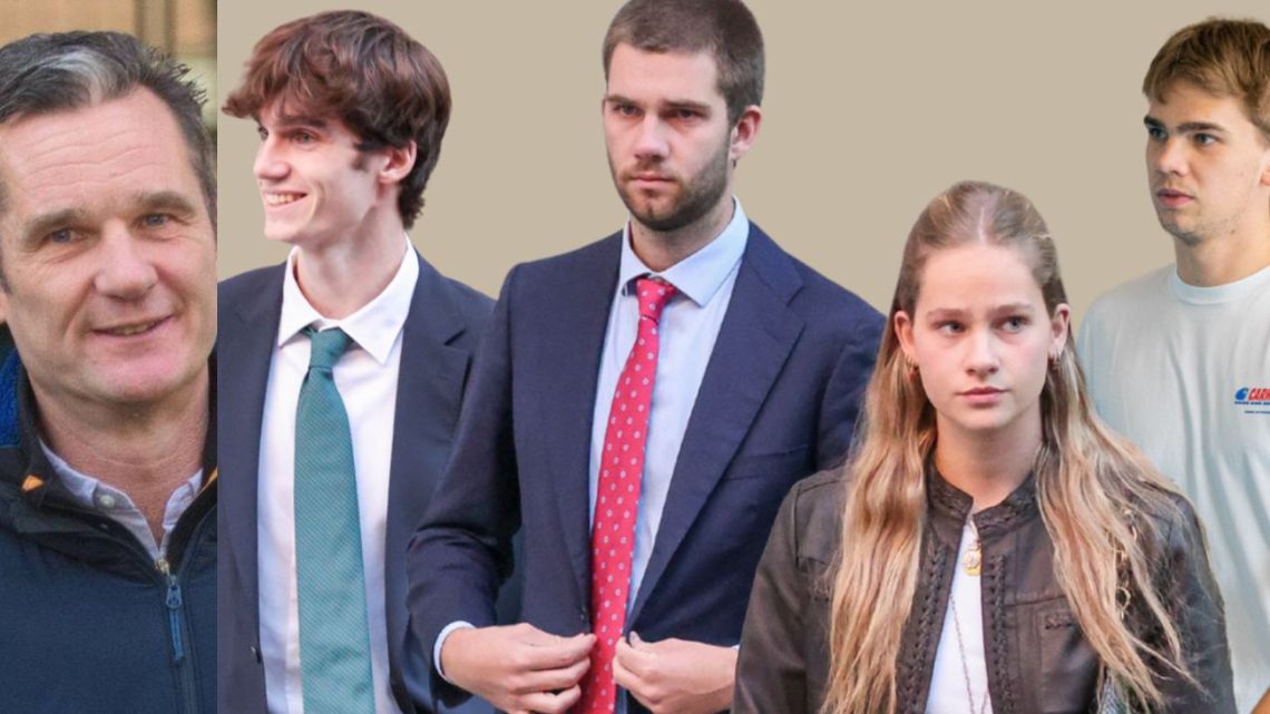 Iñaki Urdangarin tuvo cuatro hijos con la Infanta Cristina: Juan, Pablo ...