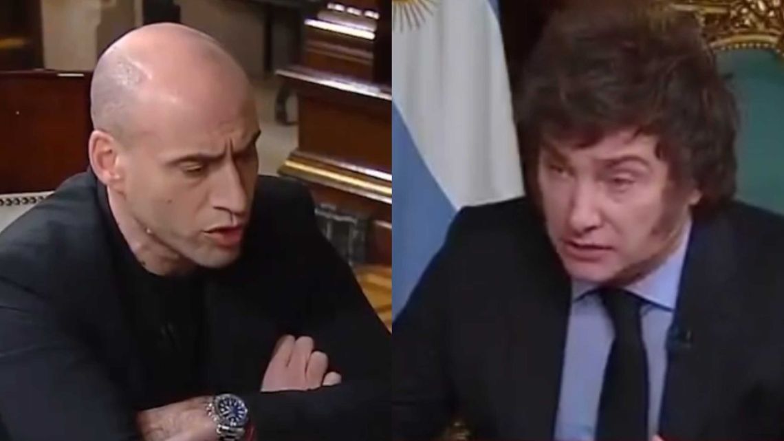 Milei hablaba de Inteligencia Artificial y Trebucq se aburrió ...