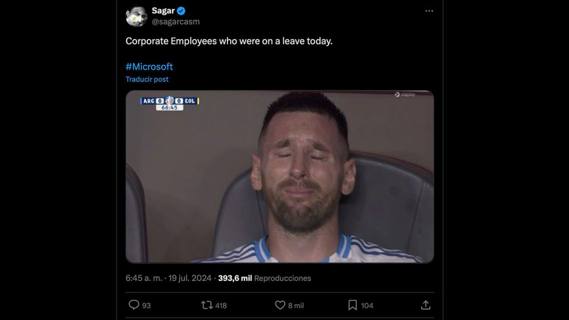 Los mejores memes tras la caída informática mundial de Microsoft | Perfil