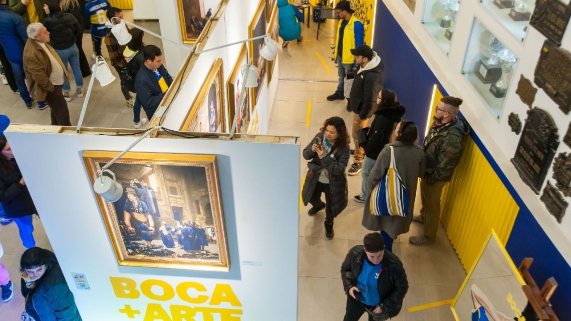 Llega Boca + Arte una muestra que transmite el sentimiento del Xeneize ...