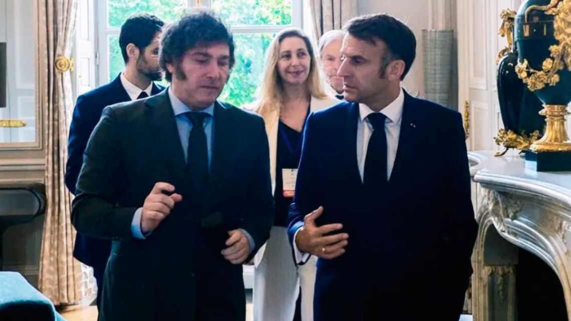 El Encuentro De Milei Y Macron Reavivó La Interna Entre El Presidente Y