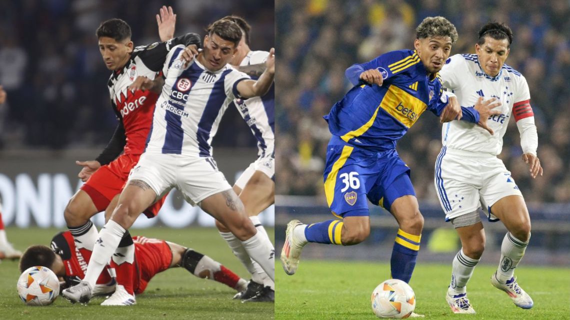 Semana de revancha para los equipos argentinos en las Copas Libertadores y Sudamericana ...