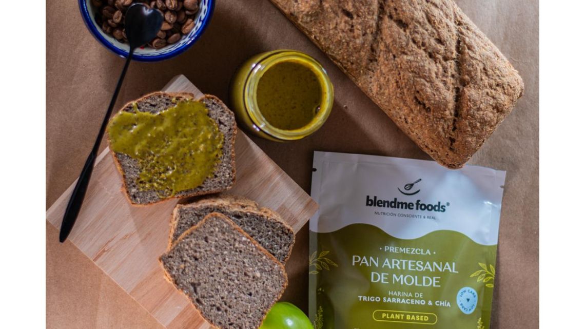BLENDME FOODS Premezcla de Pan Sin Gluten y Low Carb | Caras
