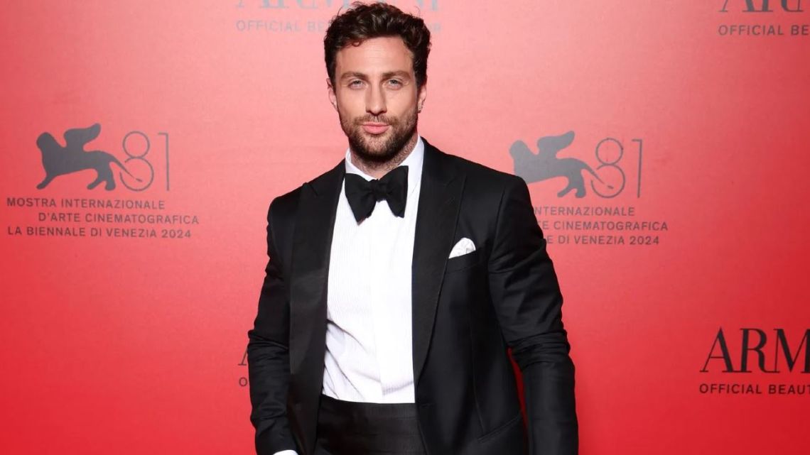 Aaron Taylor-Johnson acaparó todas las miradas en el Festival de Venecia y el video se hizo ...