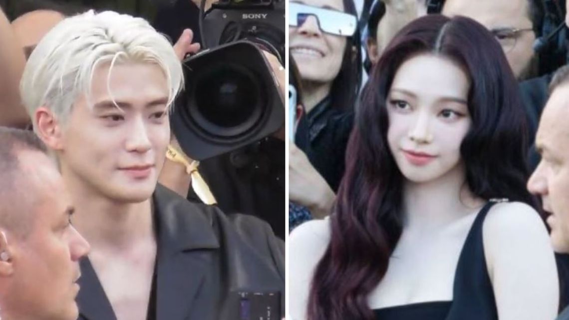 El encuentro de Karina, de aespa, y Jaehyun, de NCT, en un evento en Milán que es furor | Exitoina