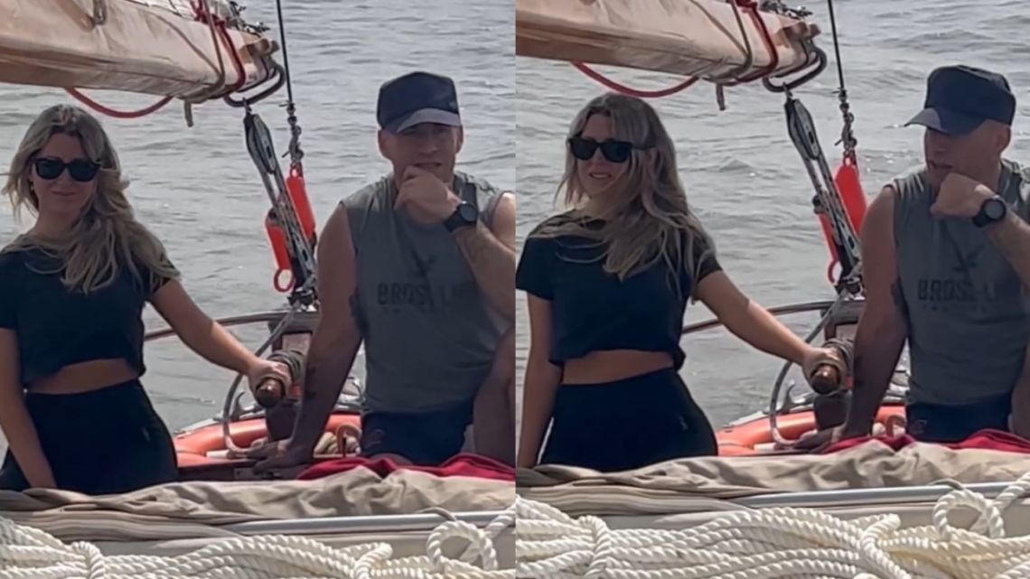 Esteban Trebucq compartió un romántico momento junto a su novia, Sol ...