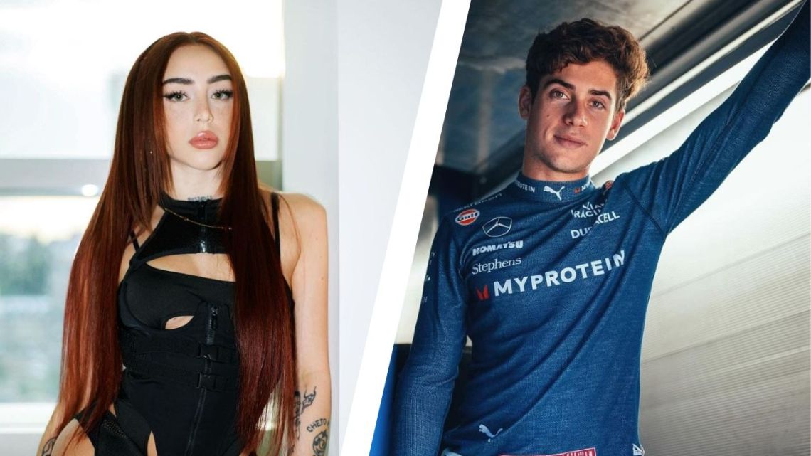 Nicki Nicole estuvo presente en la carrera de Franco Colapinto en ...