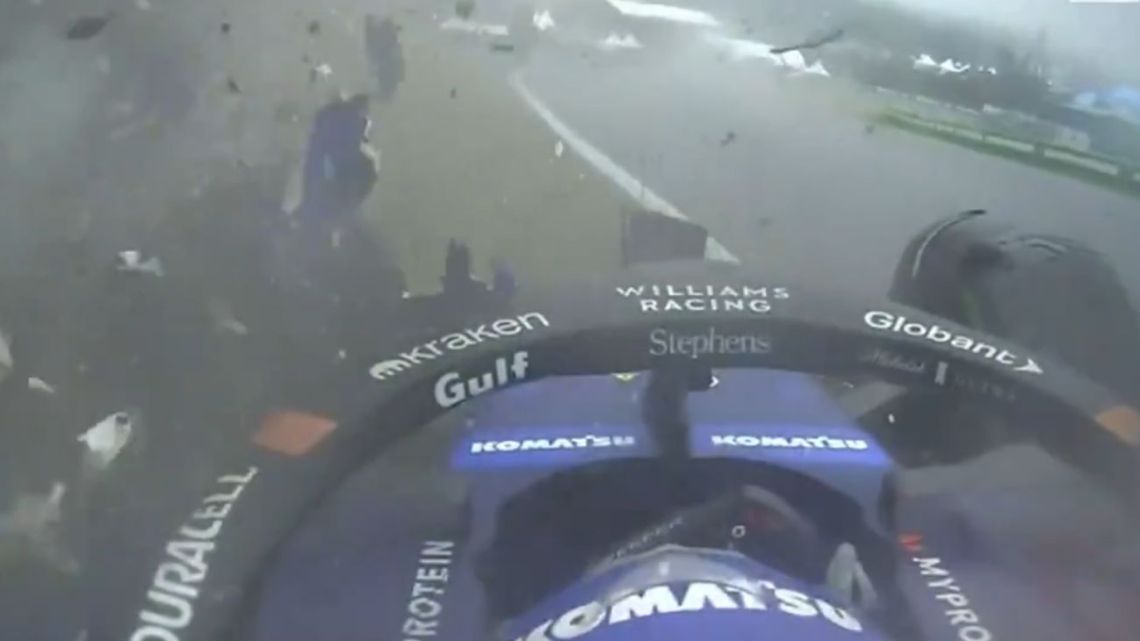 Así fue el accidente que provocó el abandono de Franco Colapinto en el GP de Brasil | 442