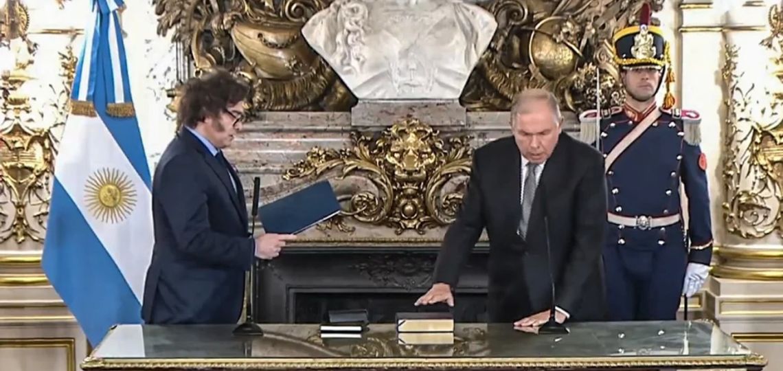 New Foreign Minister Gerardo Werthein takes office, orders staff ...