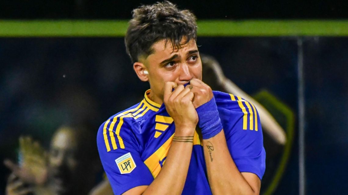 El "Changuito" Zeballos no aguantó y partió en llanto luego de anotar ...