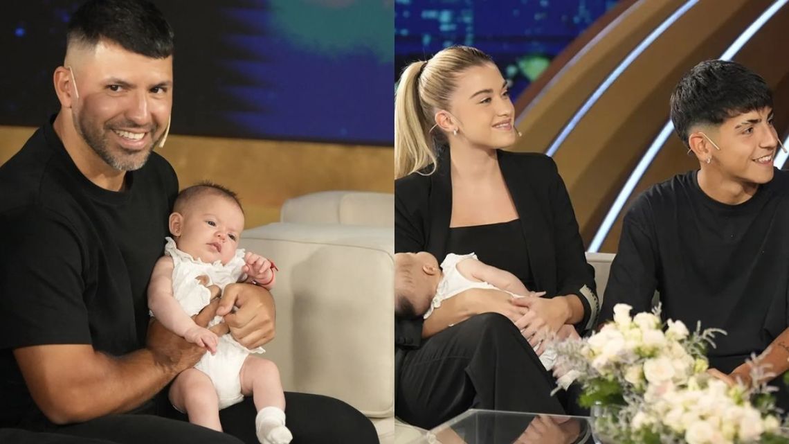 El Kun Agüero presentó a su hija Olivia en el living de Susana Giménez: "Salió a mí" | Exitoina